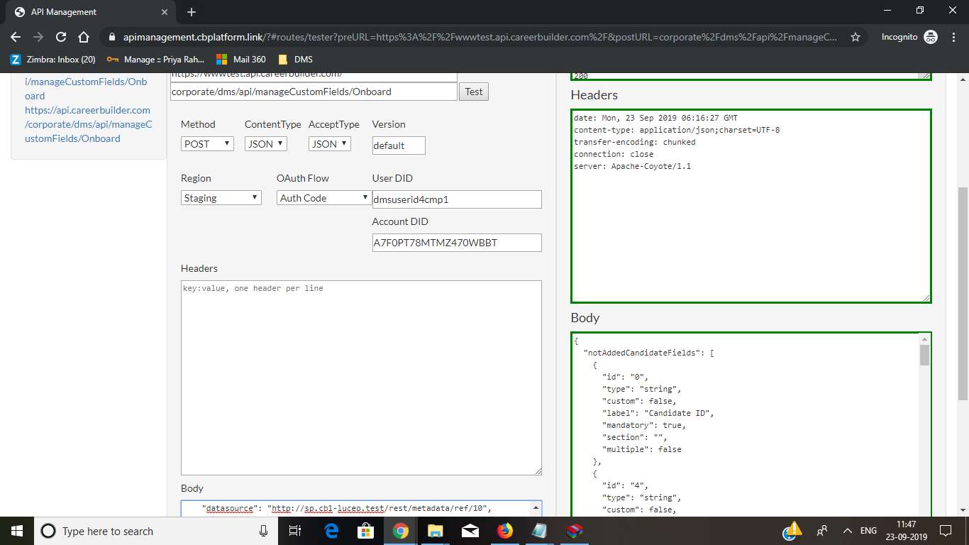 Dms 1917 Dms Preprod Api Custom Fields New Metadata Workterra Jira